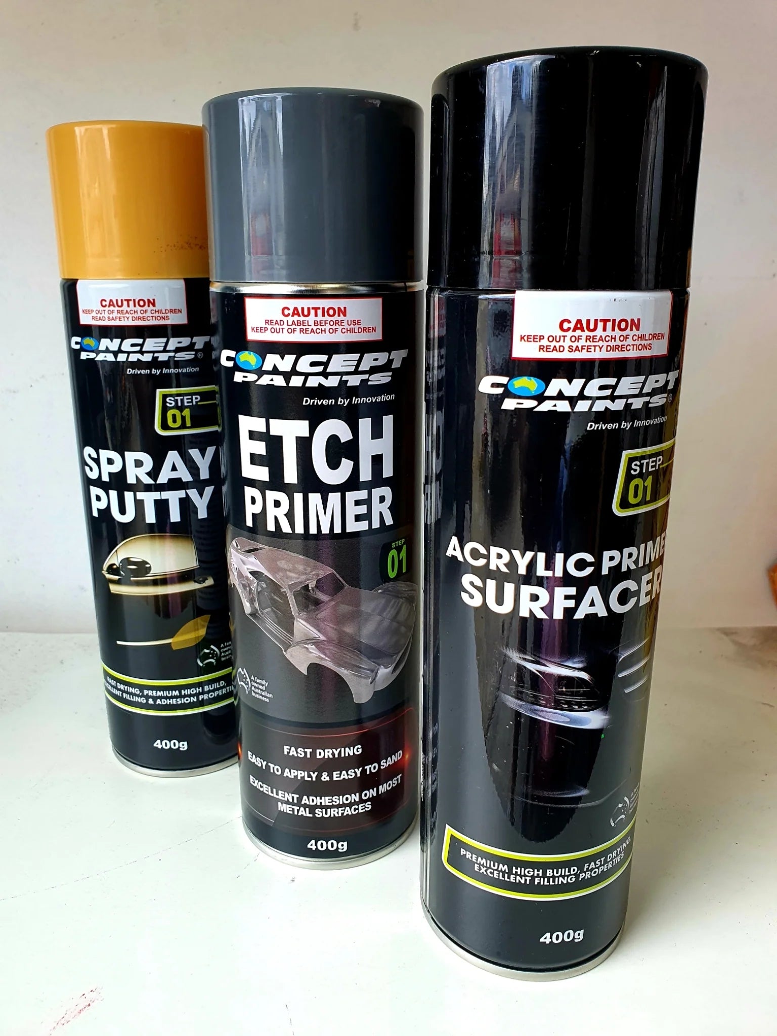 Undercoats Primers and Putty Body Filler – Touch up car paints